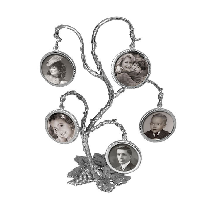 Silver Family Tree Photo Frame at Dwight Burke blog