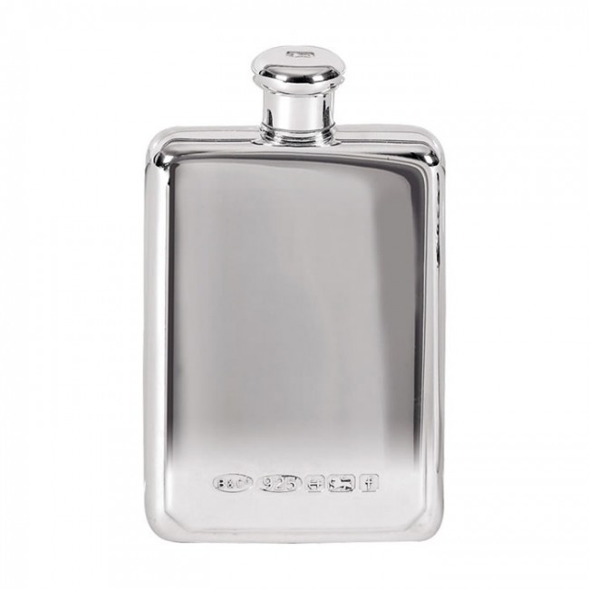 Sterling Silver Hip Flask 17cl