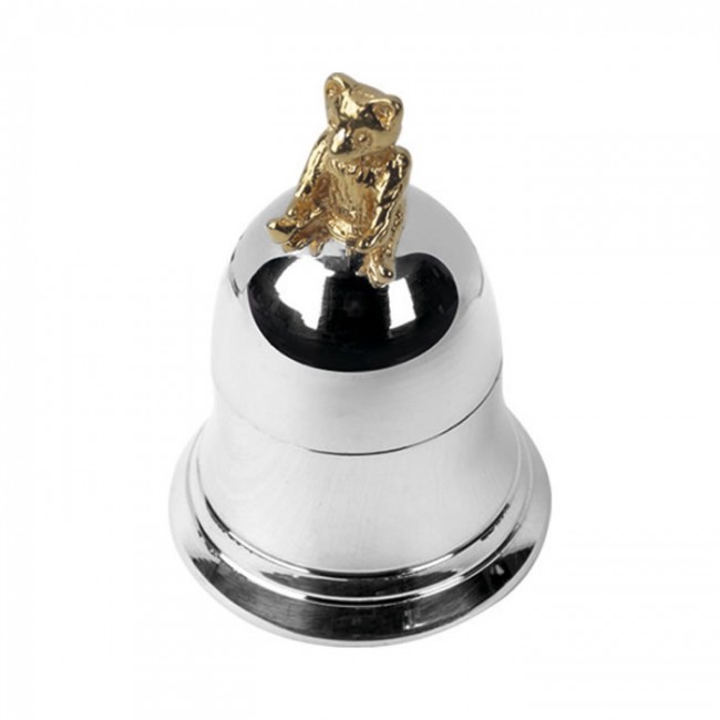 Sterling Silver Teddy Bell Keepsake - Baby Christening Gifts